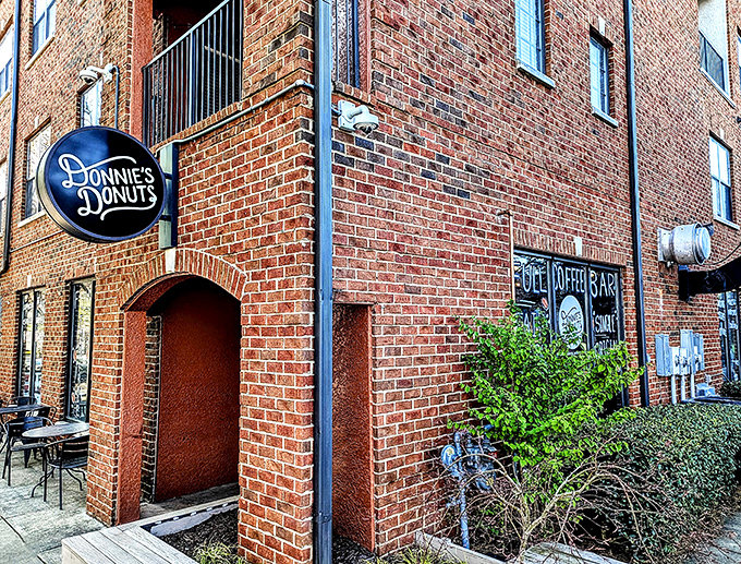 Tucked into this charming brick building, Donnie's brings donut magic to the neighborhood with serious style and substance.