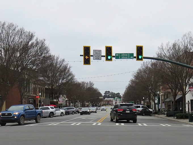 Dublin's main street stretches like a welcoming handshake, inviting you to explore its timeless small-town treasures.