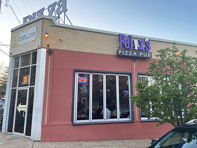 Corner spot charm meets serious pizza business - sometimes the best discoveries hide in plain sight downtown.