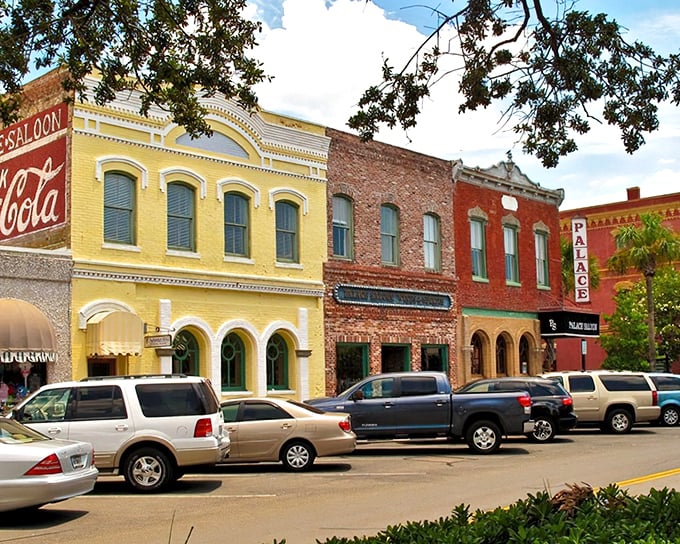 Fernandina Beach's colorful Victorian buildings transport you back in time. Just add a horse-drawn carriage and you've got a period film set.