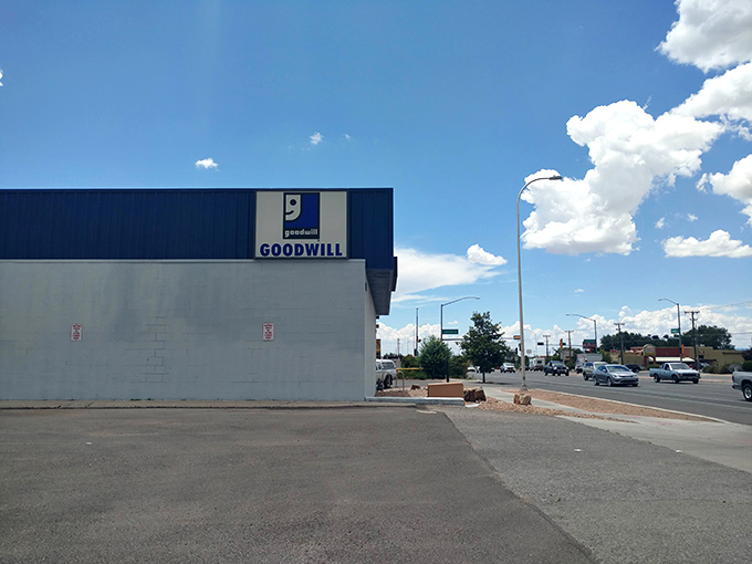 This warehouse-style fortress of finds stretches wide enough to park a small army underneath.