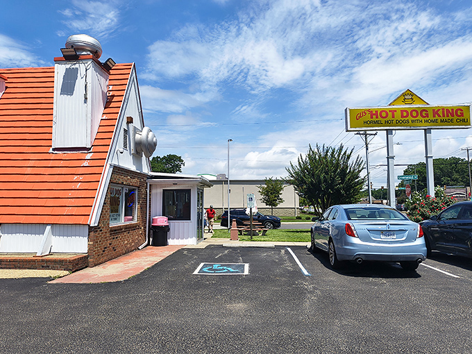 That orange A-frame roof isn't just eye-catching&mdash;it's a beacon of hope for hungry hot dog enthusiasts across Newport News.
