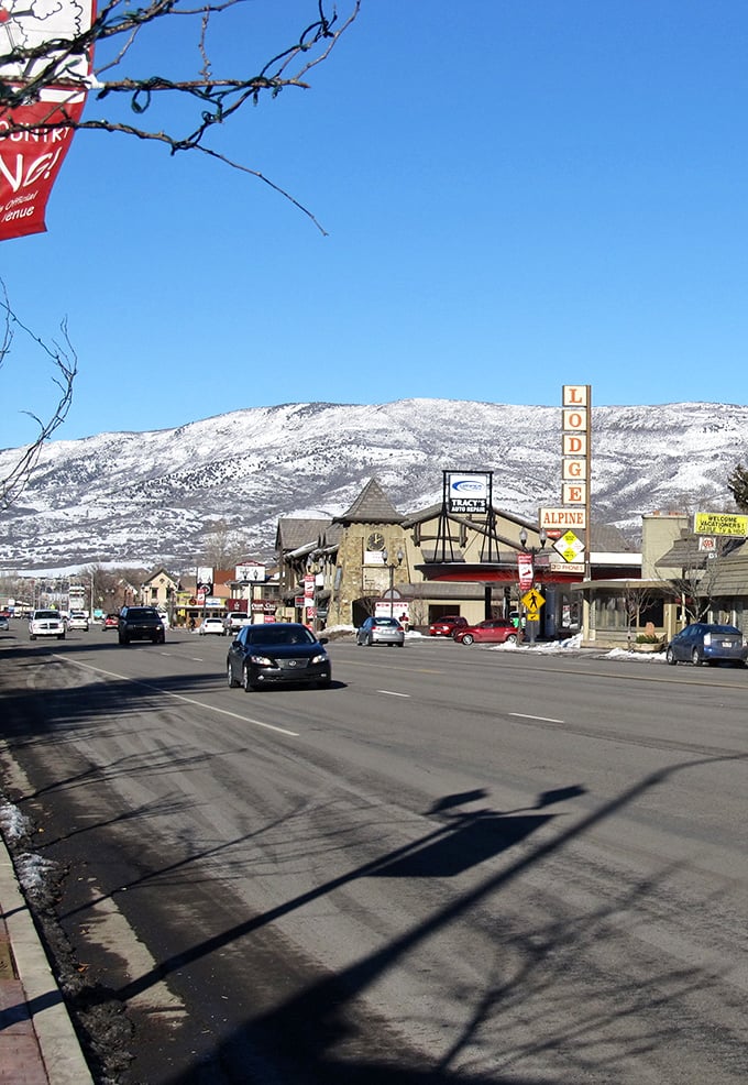 Heber City's Main Street stretches out like a Norman Rockwell painting come to life in Utah.