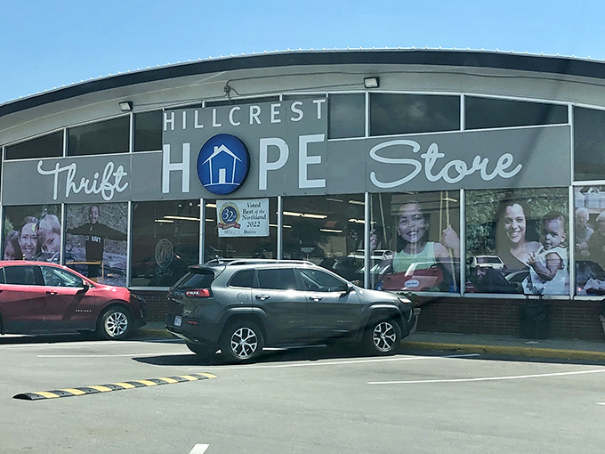 Hillcrest Hope's curved storefront isn't just architecturally interesting&mdash;it's a portal to bargain heaven with a heart for community.