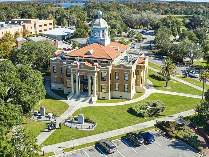 Inverness showcases Florida's old-world charm with its historic courthouse standing proud. Retirement dollars stretch further beneath these blue skies.
