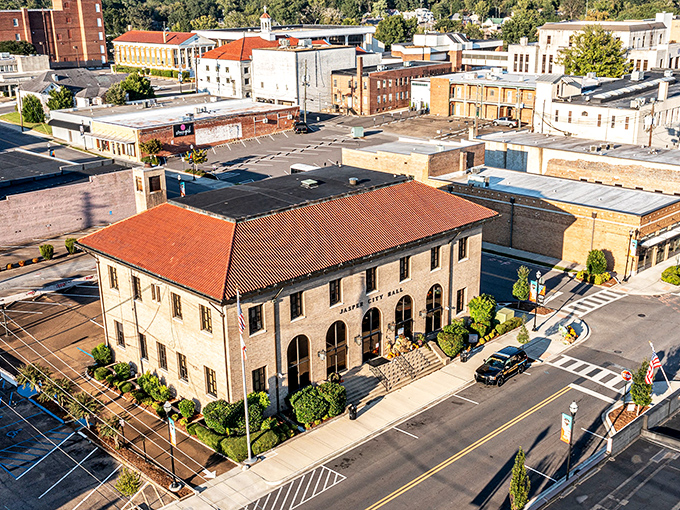 Jasper's downtown courthouse square buzzes with small-town energy that makes every day feel special.
