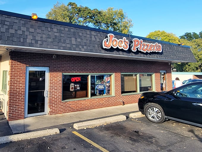 Joe's Pizzeria: This unassuming brick building houses pizza treasures that chain restaurants can only dream about making.