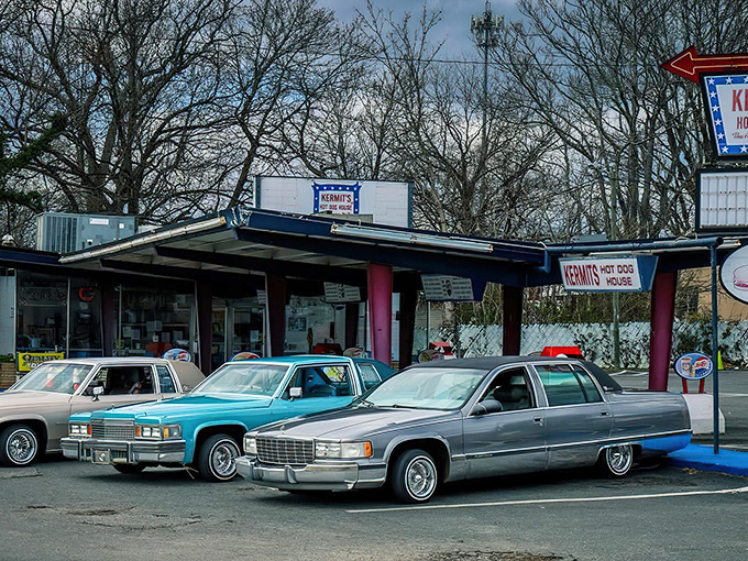 Classic cars and classic dogs - Kermit's attracts folks who appreciate timeless American traditions done right.