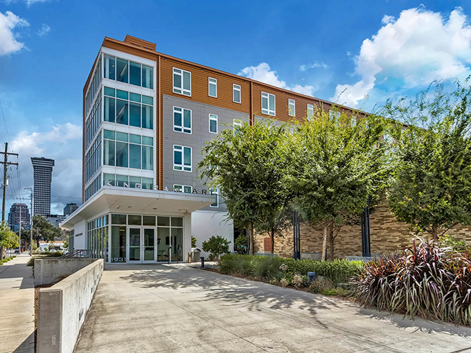King Rampart brings contemporary style to New Orleans senior living with architecture that's actually pleasant to look at.