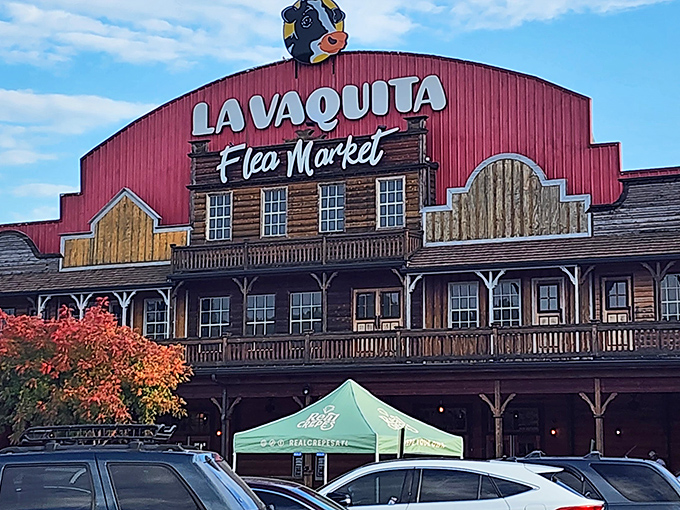 La Vaquita's Wild West facade makes you feel like you're about to strike gold instead of deals.