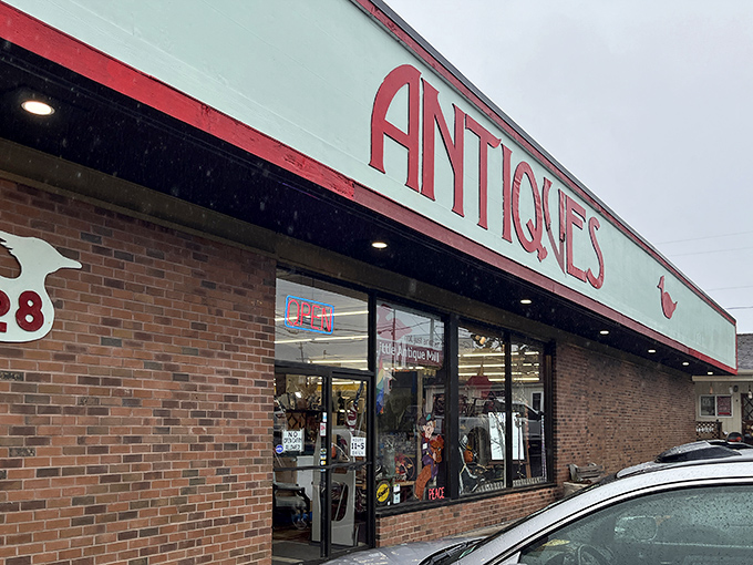 This brick facade promises adventures in nostalgia that would make any collector swoon with joy.