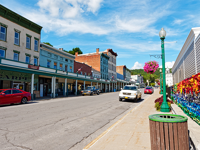 Little Falls' historic main street whispers tales of canal boats and simpler times gone by.