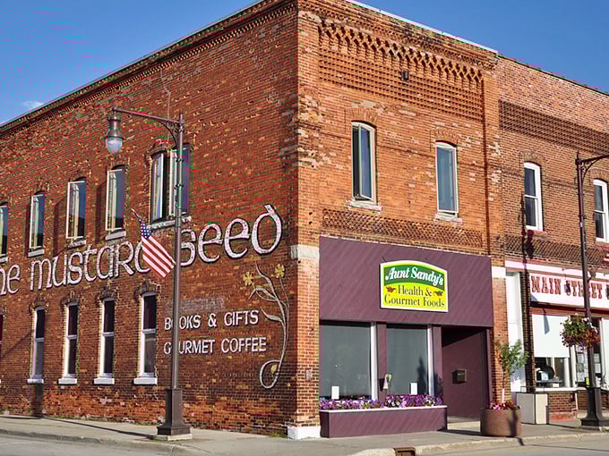Historic brick buildings line these streets like sentries guarding small-town treasures.