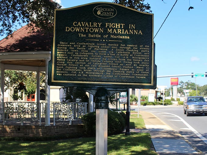This historical marker in Marianna tells tales of Civil War drama. Florida history comes alive when you stop to read these overlooked gems.
