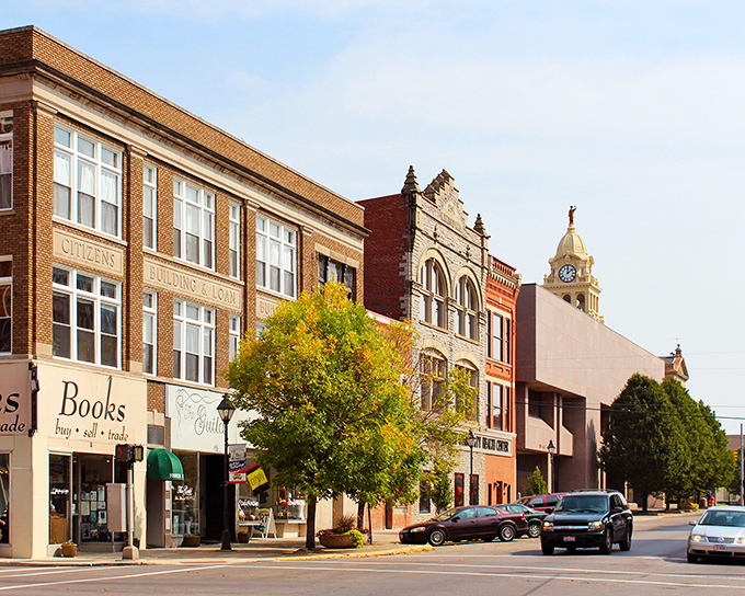 Marion's downtown district showcases the kind of architectural beauty that makes you slow down and appreciate craftsmanship.