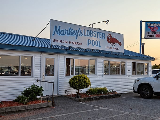 Markey's Lobster Pool sits ready to serve up ocean-fresh delights in classic New England style.