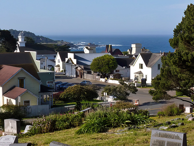 Mendocino's coastal perch offers drama worthy of a BBC period drama. Those views alone are worth the winding drive.
