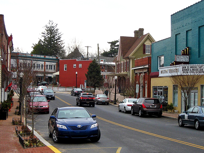Milton's colorful downtown looks like it jumped straight out of a Norman Rockwell painting, minus the inflated coastal price tags.