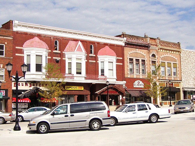Monroe's historic downtown showcases beautiful Victorian architecture where local businesses thrive and retirement dreams become wonderfully affordable everyday realities.