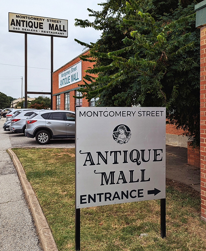 That classic brick building holds decades of stories, just waiting for the right treasure hunter to discover them.