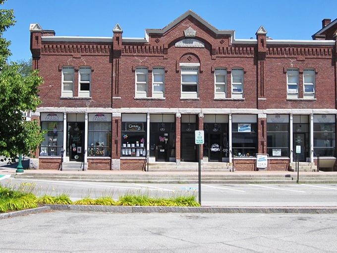 Newport's classic brick storefronts house local businesses where prices feel like a pleasant throwback to simpler times.
