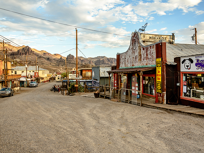 Oatman's weathered storefronts and rustic charm transport you straight back to gold rush days. Just watch out for those hungry burros!