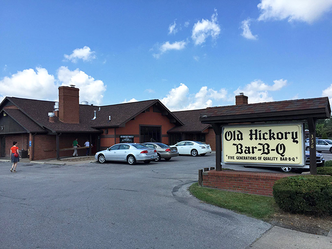 Old Hickory's sign promises "Five Generations of Quality" &ndash; that's longer than most Hollywood marriages last!