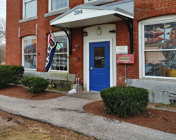 Behind that welcoming blue door lies Manchester's best-kept secret for budget-conscious fashionistas and bargain hunters alike.