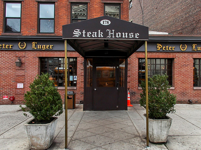 Peter Luger's unassuming entrance hides a temple of beef that's converted vegetarians since the horse-and-buggy days.