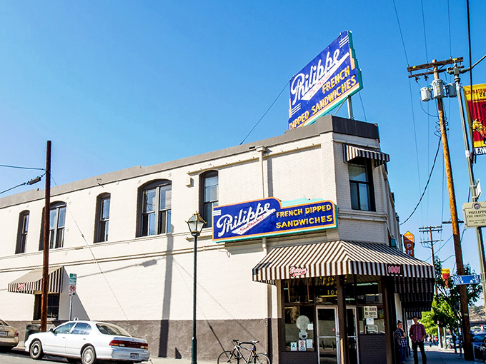 Step into history where sawdust floors and French dip sandwiches have weathered decades.