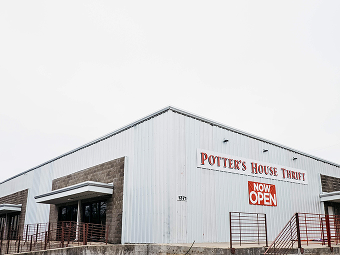 When a thrift store needs a building this size, you know they're not playing around with inventory.