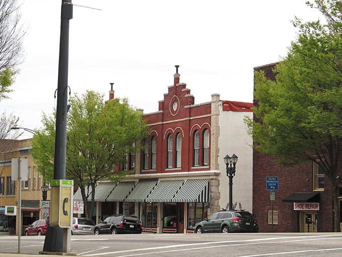 Salisbury's downtown proves that brick buildings age like fine wine, only more affordable.