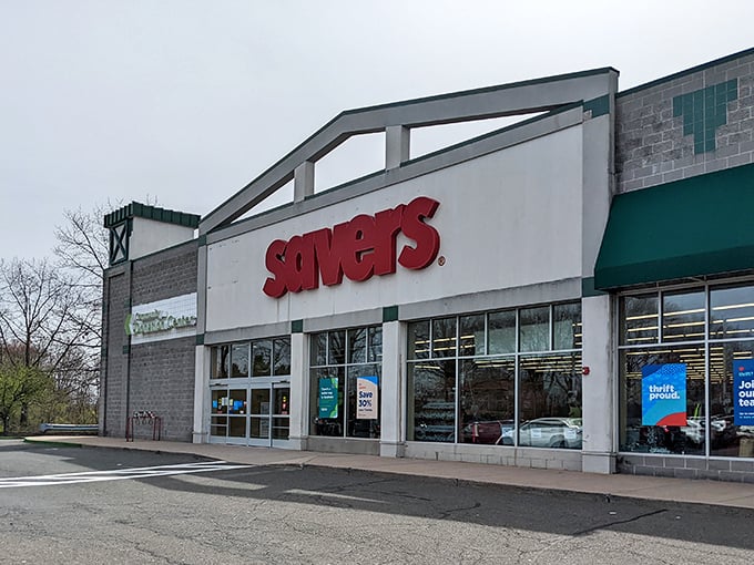 Modern thrift shopping meets warehouse-style efficiency in this spacious store that makes finding your perfect secondhand score feel effortless and exciting.