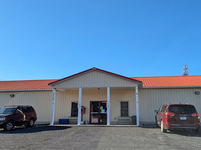 Simple on the outside, spectacular on the inside - this unassuming building houses valleys of vintage treasures.