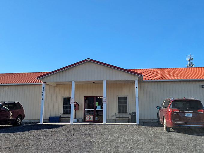 This unassuming building houses the Shenandoah Valley Flea Market&mdash;proof that you should never judge a treasure chest by its cover!