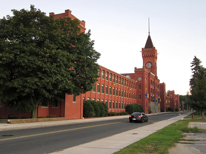 Southbridge's classic New England main street looks like it jumped straight out of a Norman Rockwell painting.