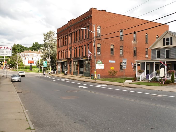 Spencer's brick buildings tell stories of yesteryear while housing today's affordable treasures. History and budget-friendliness in perfect harmony.