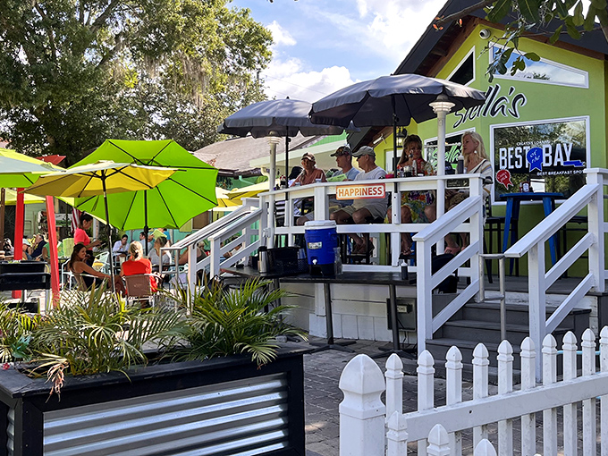 When a restaurant paints itself lime green, you know they're confident about what's cooking inside those walls.