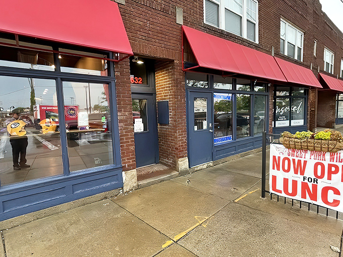 Sweet Pork Wilson's brick façade and bright red awnings beckon hungry sandwich seekers. Like finding a ruby in Cleveland's culinary crown!