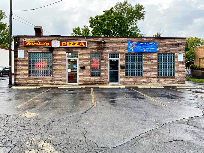 Brick buildings hold the best secrets - this one's been keeping pizza lovers happy for years.