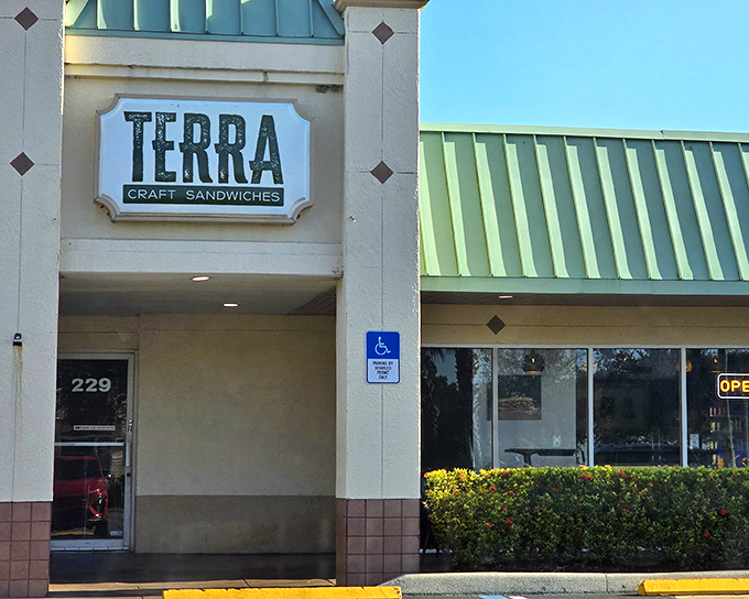 Terra Craft's modest storefront proves that great sandwiches don't need flashy signs to shine.