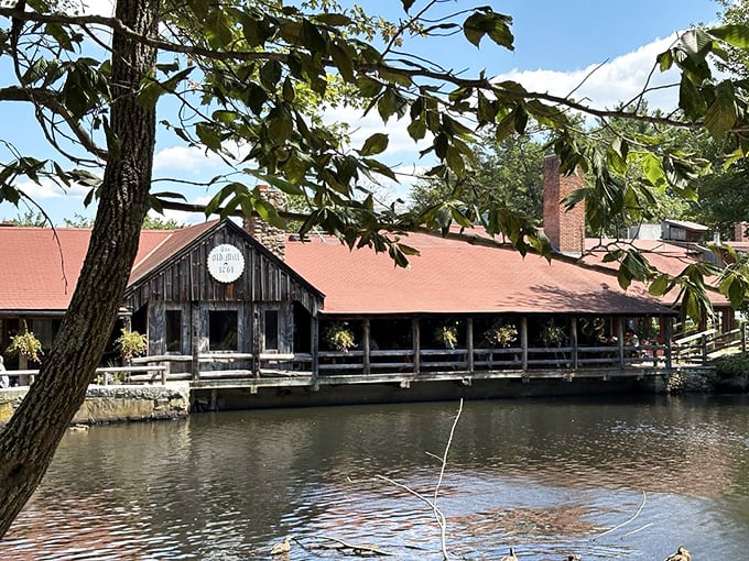 The Old Mill looks like it fell straight out of a New England fairy tale, complete with water views that enhance your steak experience.