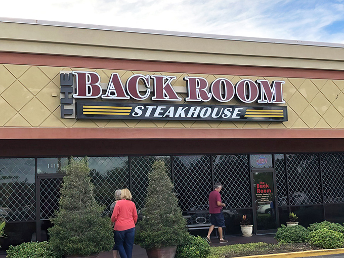 The Back Room's name isn't just clever marketing &ndash; it feels like you've discovered a secret club where steak lovers gather.