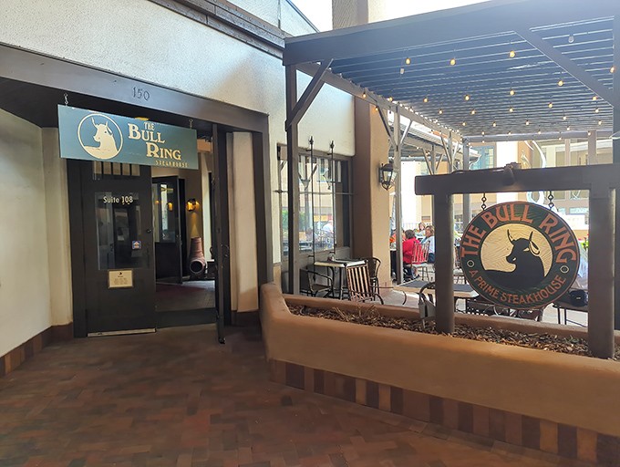 The Bull Ring's understated entrance hides a carnivore's paradise. Like finding a secret passage to flavor town!