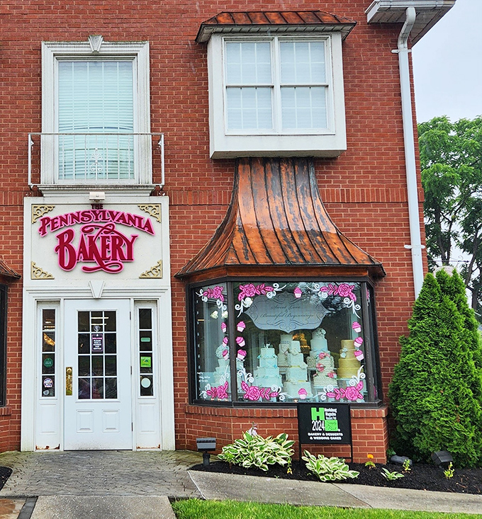 This storybook bakery looks like it stepped out of a Norman Rockwell painting, complete with charm.