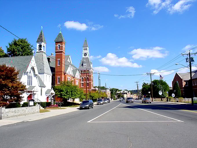Thomaston's classic New England architecture stands proudly along the street, where every building seems to have a story worth hearing.