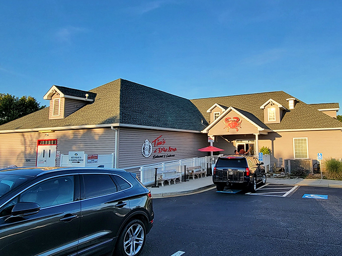 Tim's at Lake Anna looks like the kind of place where crab bibs are mandatory and seafood memories are made.