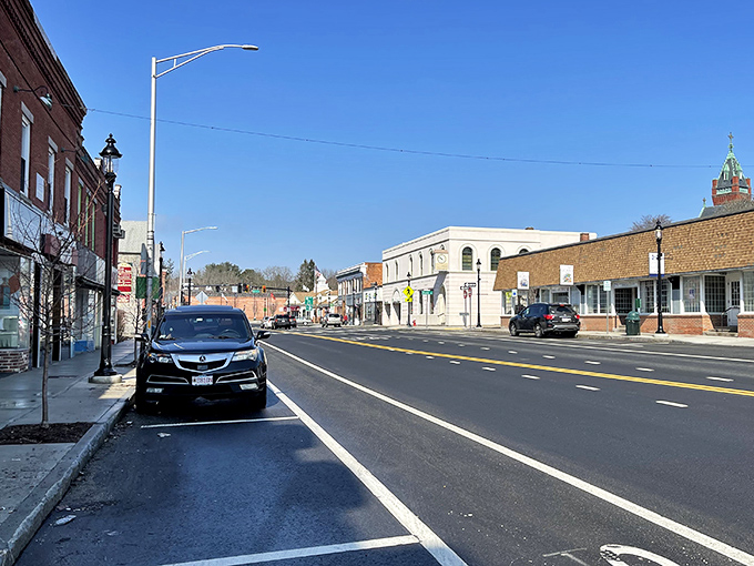 Ware's sunny downtown feels like stepping into a Norman Rockwell painting, minus the hefty price tag.