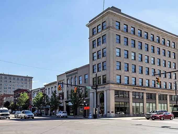 Warren's stately downtown buildings stand as proud sentinels of history, offering affordable living with a side of architectural splendor.
