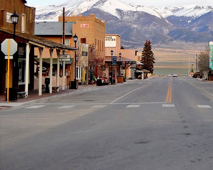 Westcliffe's main street looks like a movie set with those snow-capped Sangre de Cristos standing guard. Small-town America at its most photogenic!